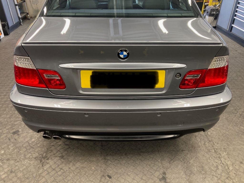 BMW E46 Corrosion On Rear Panel - Fastfix Pro