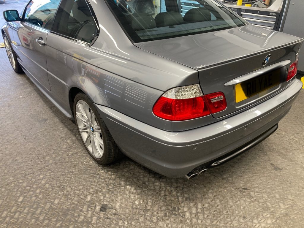 BMW E46 Corrosion On Rear Panel - Fastfix Pro